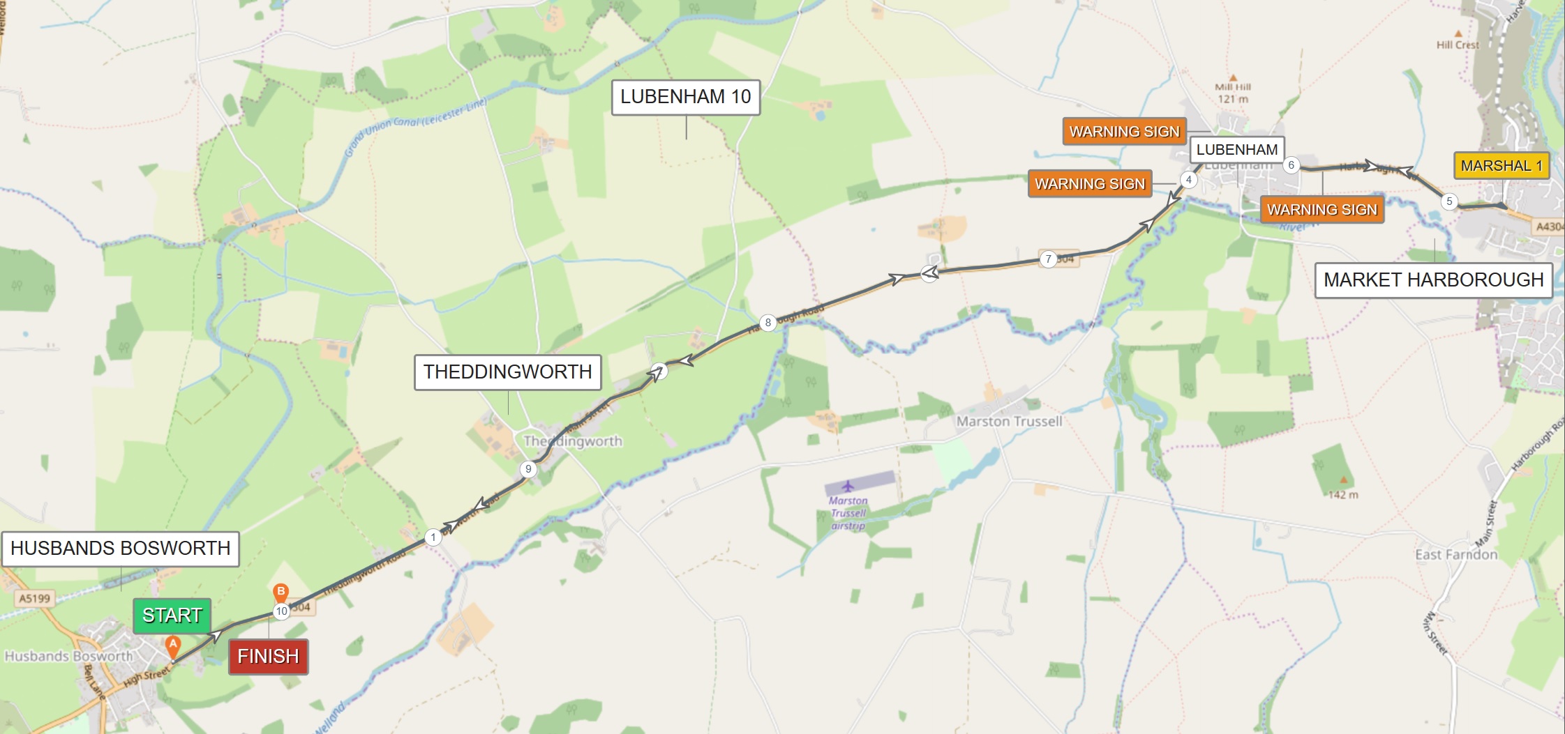 Lubenham TT Course - Welland Valley Cycling Club
